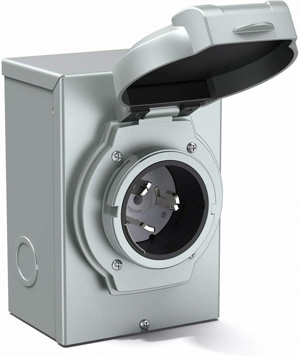 Outdoor 50-Amp Power Inlet Box - SMART GENERATORS